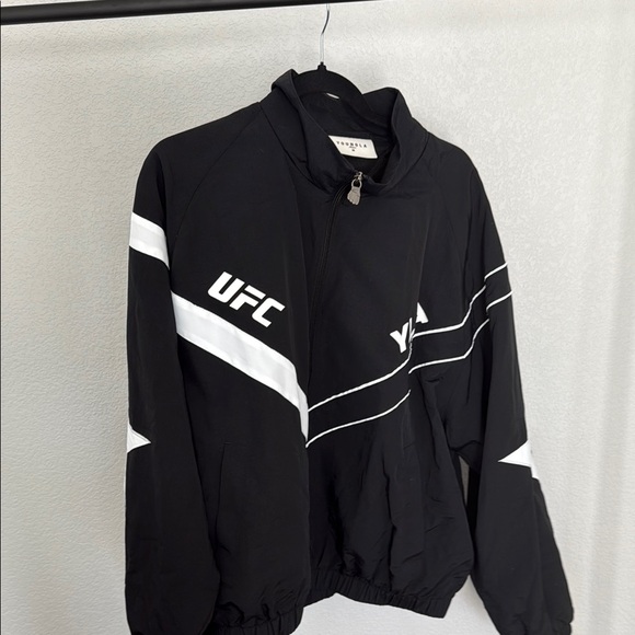 UFC | Jackets & Coats | Ufc Yla Collab Black And White Athletic Jacket ...